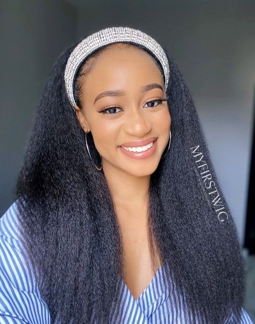 Perruque bandeau - Perruque sans colle à texture crépue - HBW014 – Myfirstwig FR