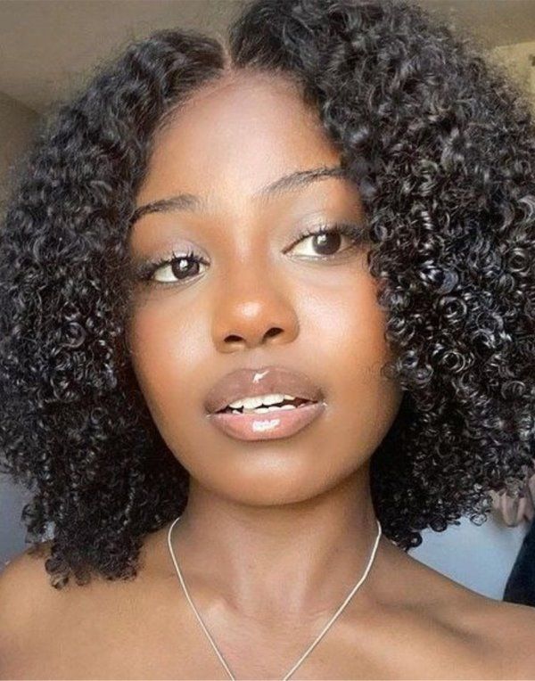 Perruque Lace Wig - 13x6 Perruque frisée crépue texturée naturelle - N ...